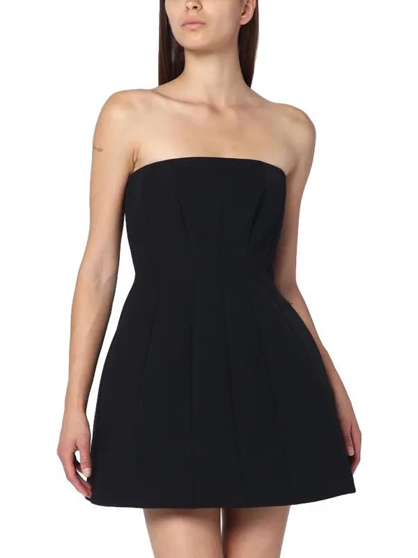 Max Mara Short Bustier Dress - Black