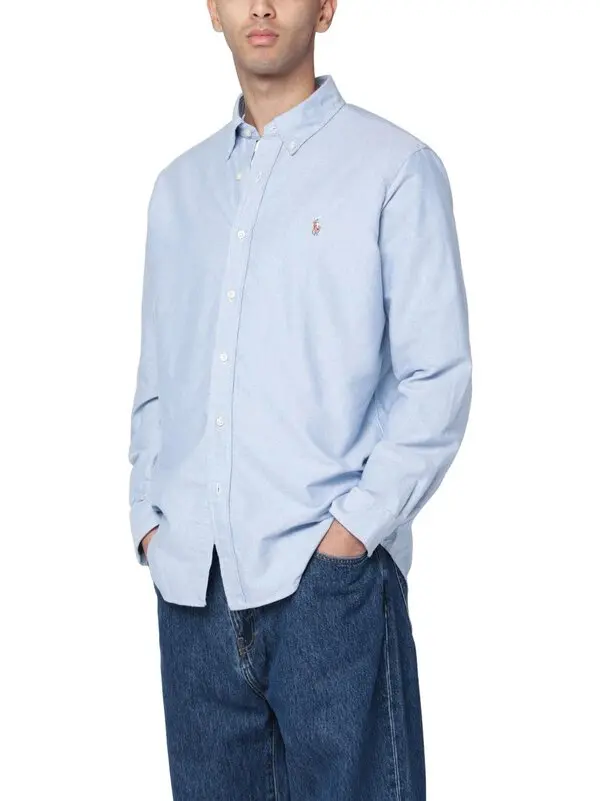 Polo Ralph Lauren Oxford Shirt Custom-fit - Light Blue