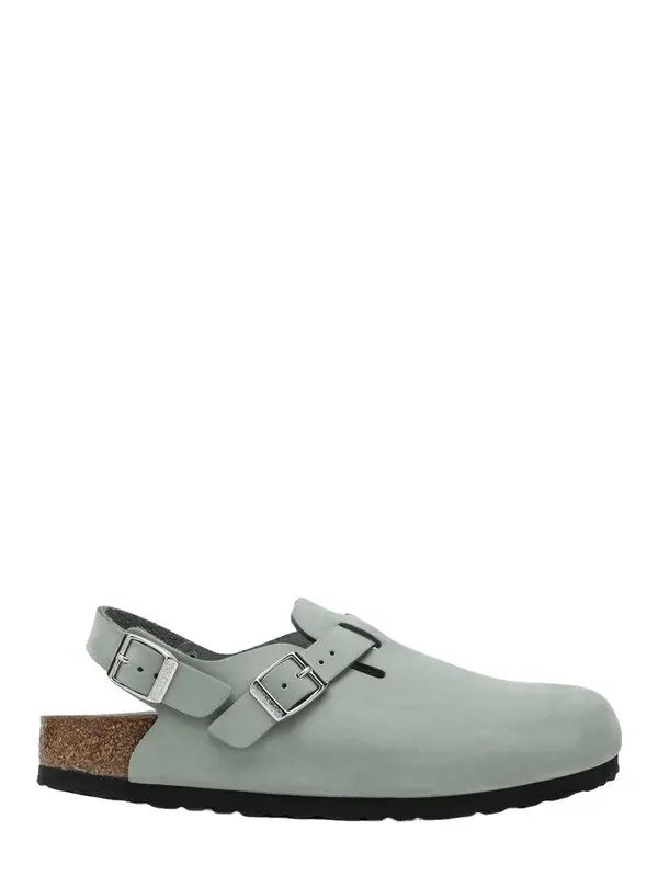 BIRKENSTOCK Suede Tokyo Slipper - Green