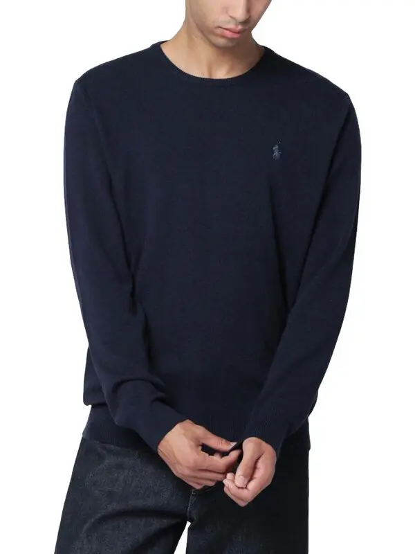 Polo Ralph Lauren Wool Crewneck Sweater - Blue