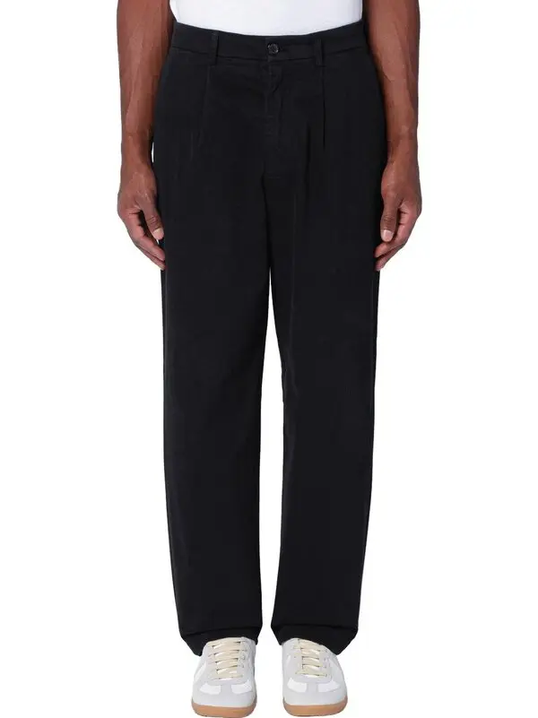 DEPARTMENT 5 Cotton Trousers - Black