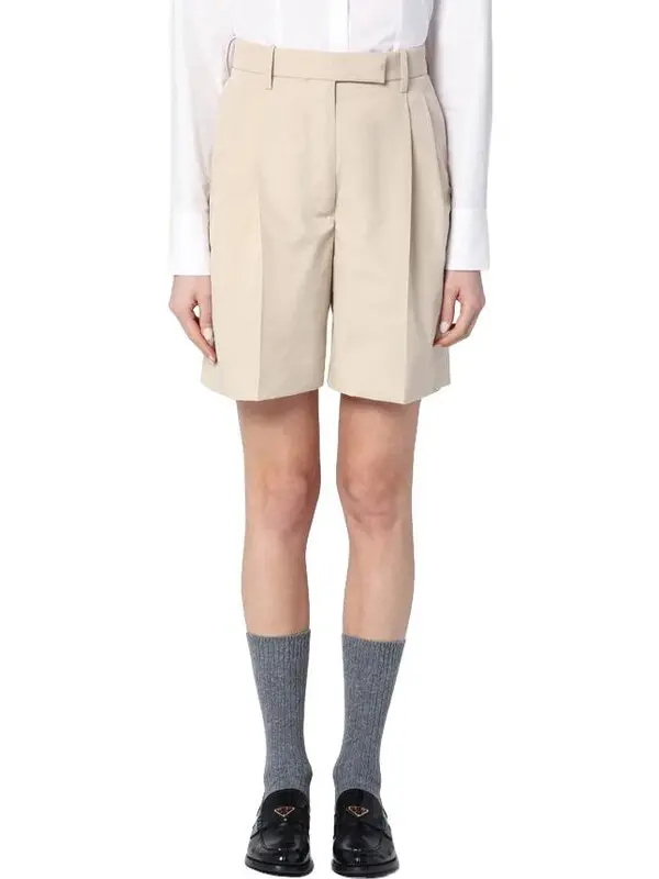 Thom Browne Cotton Blend Bermuda Shorts - Green