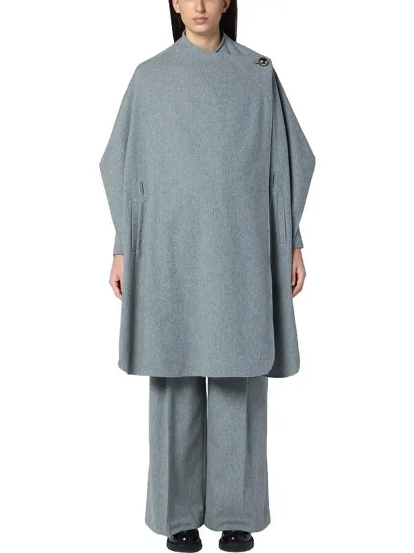 THE GARMENT Wool-blend Cape - Grey