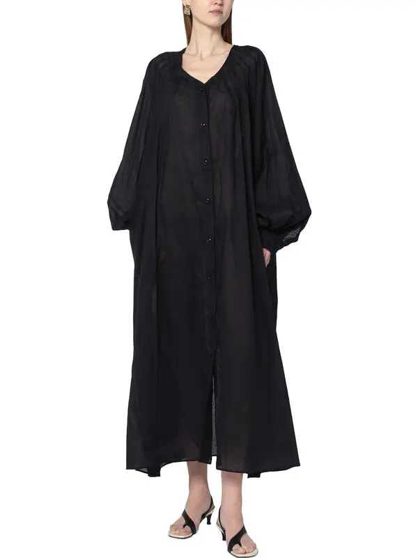 THELATEST Cotton Loose Dress - Black