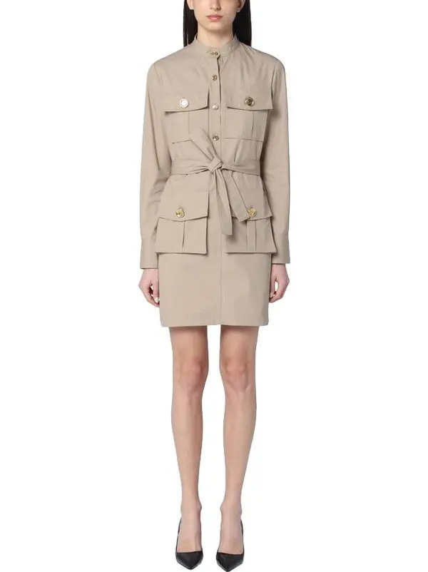Givenchy Safari Poplin Shirt Dress - Beige