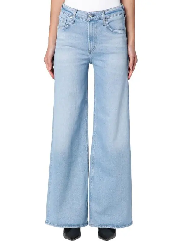 Citizens Of Humanity High-waisted Wide Leg Jeans - Light Blue