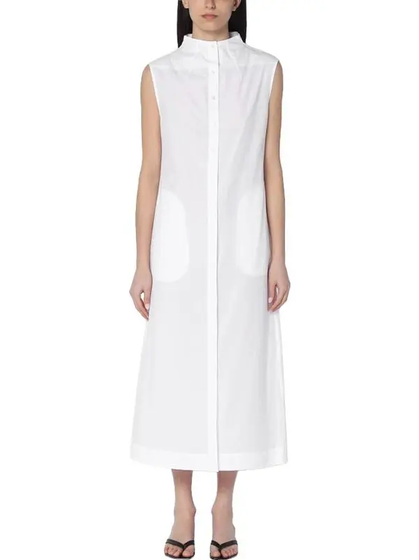 Loulou De Saison Cotton Shirt Dress - White