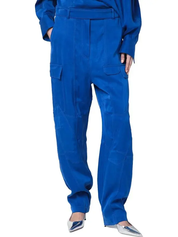 FERRAGAMO Electric Cargo Trousers - Blue