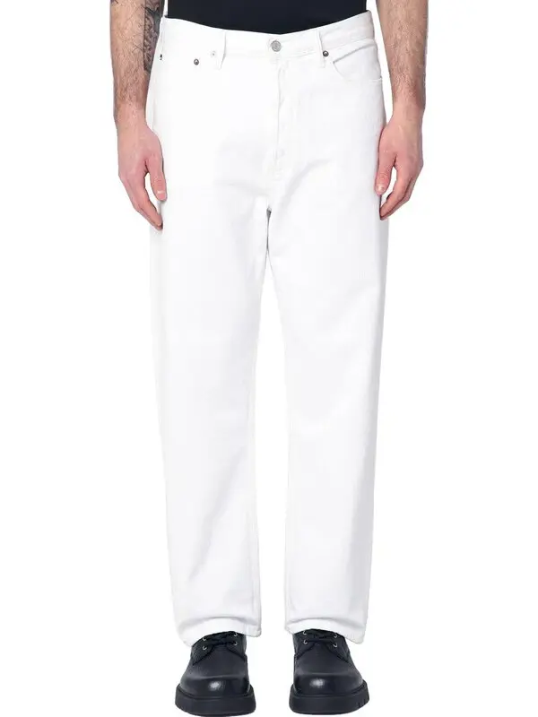 AGOLDE Straight Leg Jeans - White