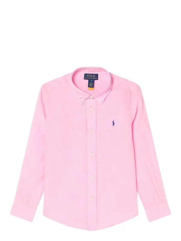 Polo Ralph Lauren Linen Button-down Shirt - Pink