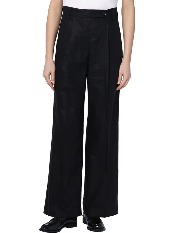DEPARTMENT 5 Wide Cotton Pants - Black