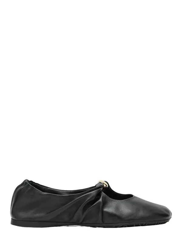 Loewe Nappa Pebble Ballerinas - Black