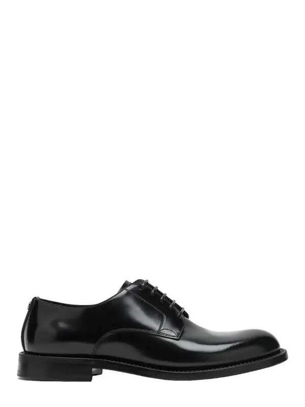 Dolce & Gabbana Leather Derby Shoes - Black