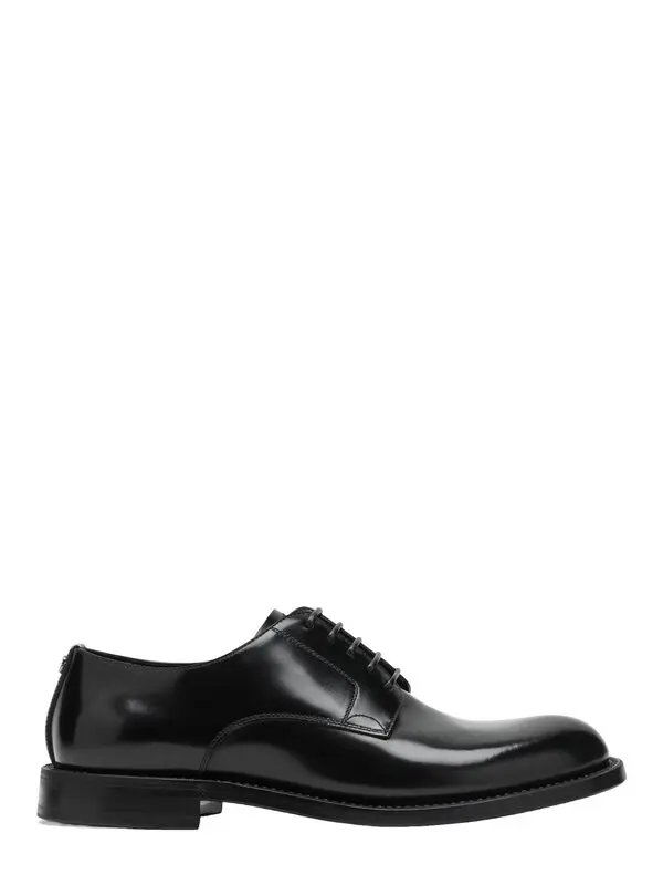 Dolce & Gabbana Leather Derby Shoes - Black