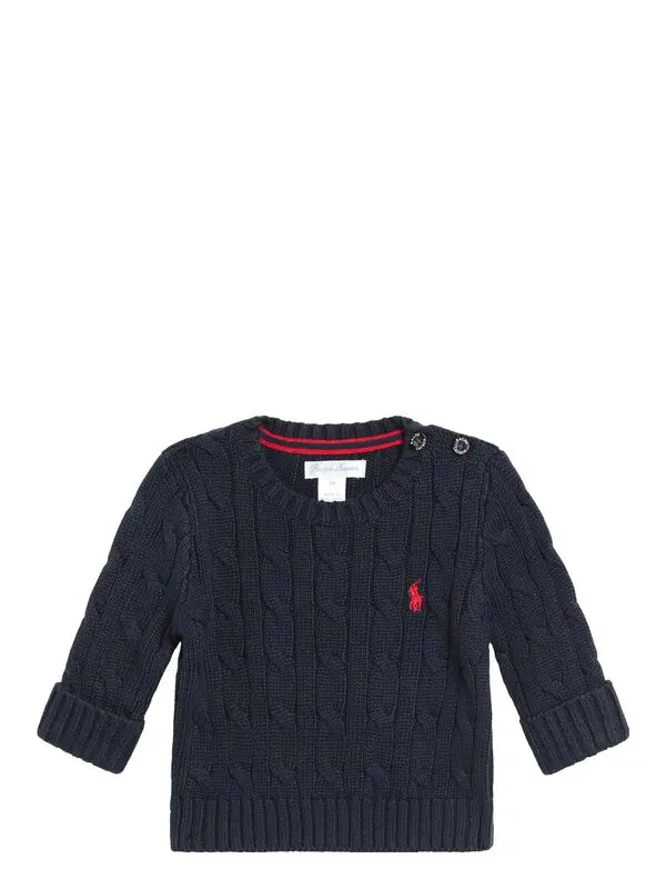 Polo Ralph Lauren Cable-knit Cotton Sweater - Blue