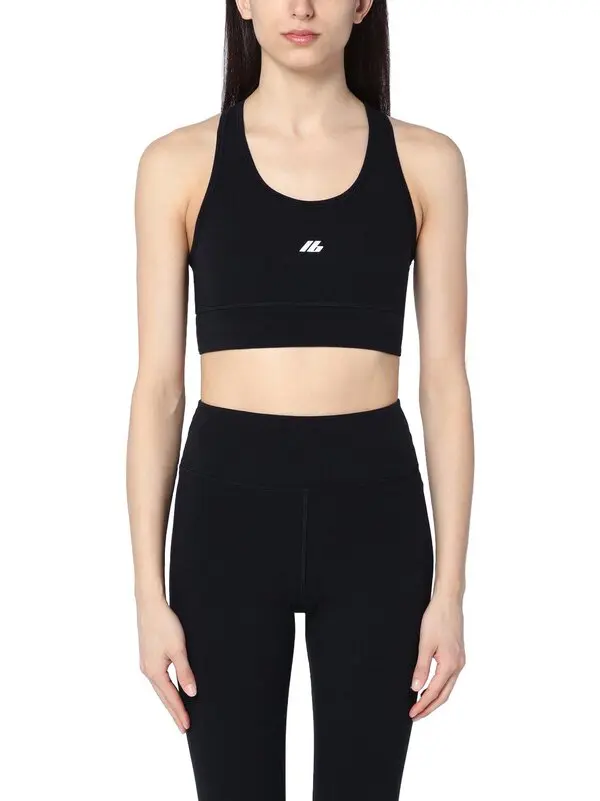 Balenciaga Activewear Sleeveless Top In Nylon Blend - Black