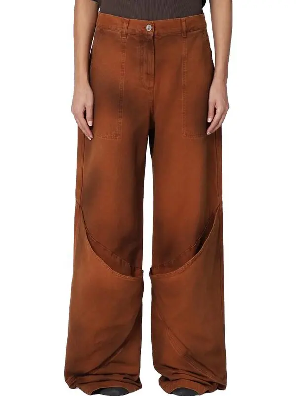 Attico Shaded Baggy Jeans - Brown