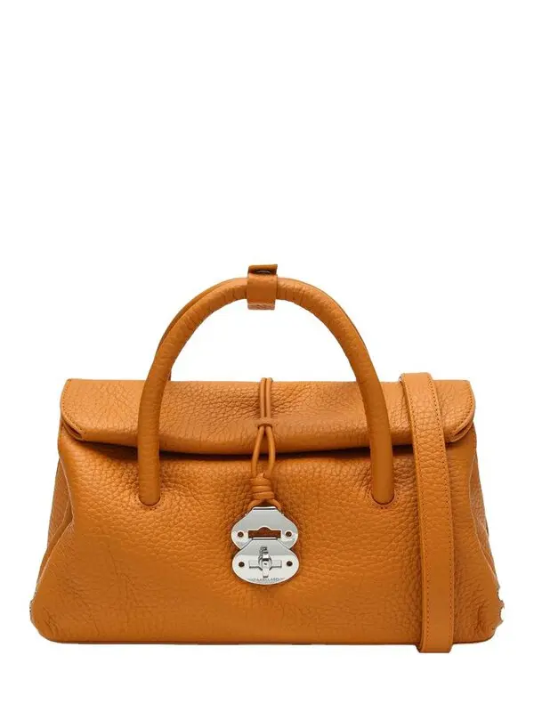 ZANELLATO Dotta Small Leather Bag - Orange