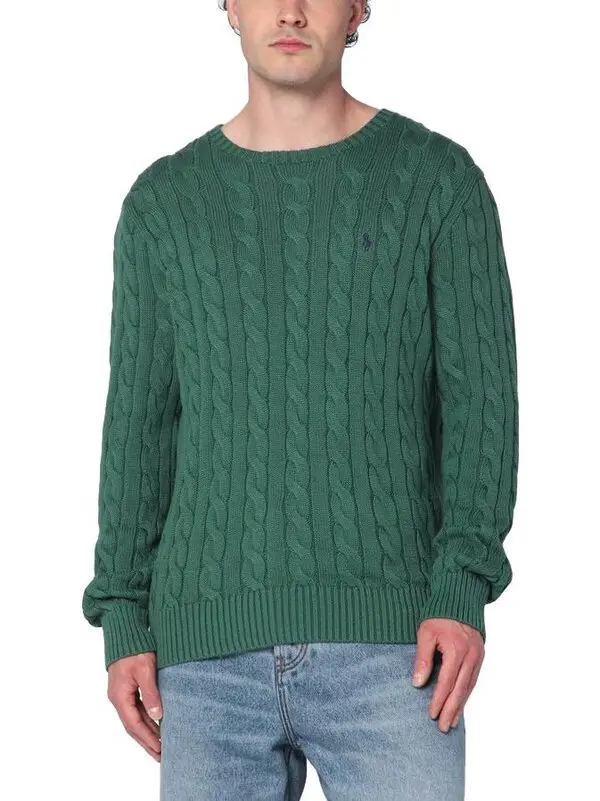 Polo Ralph Lauren Cotton Cable-knit Jumper - Green