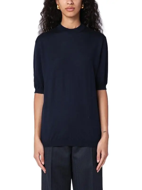 Bottega Veneta Cashmere Crew-neck Sweater - Blue