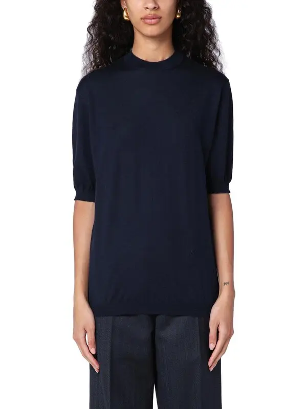 Bottega Veneta Cashmere Crew-neck Sweater - Blue