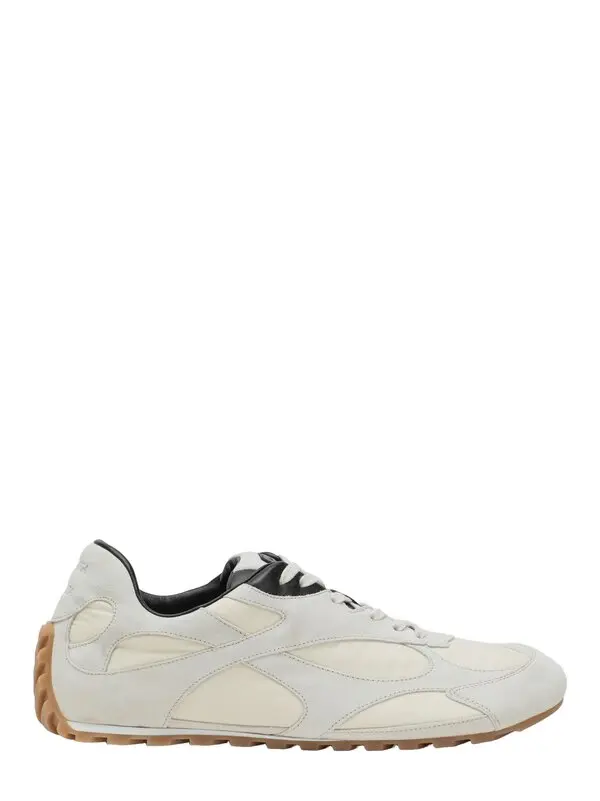 Bottega Veneta Suede And Nylon Sneakers - White
