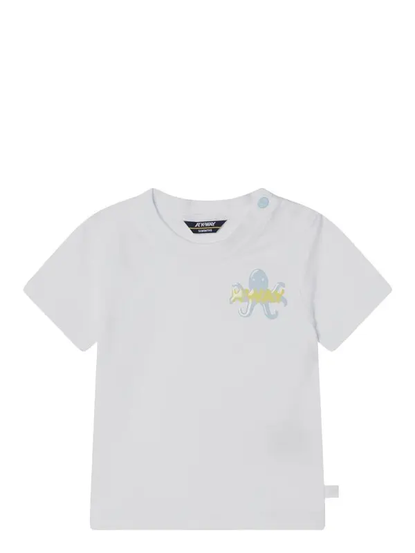 K-WAY Pete Octopus T-shirt - White