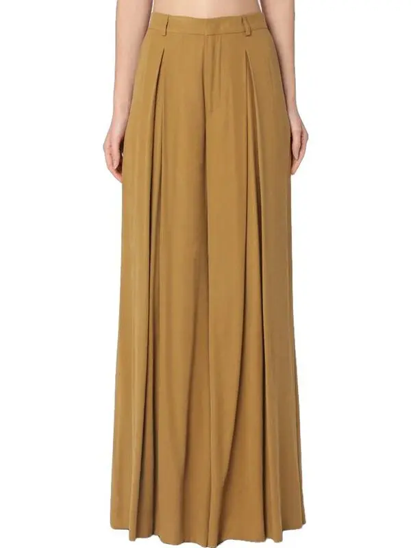Andamane Wide Leg Trouser Skirt - Yellow