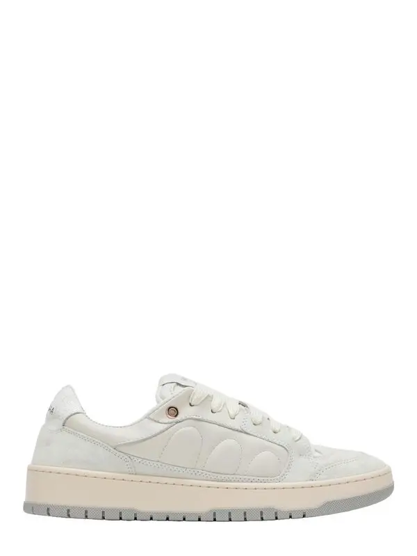 SANTHA Leather Sneakers - White
