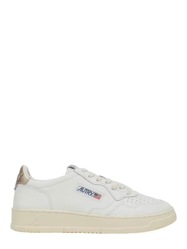 AUTRY Medalist Leather Trainer - White