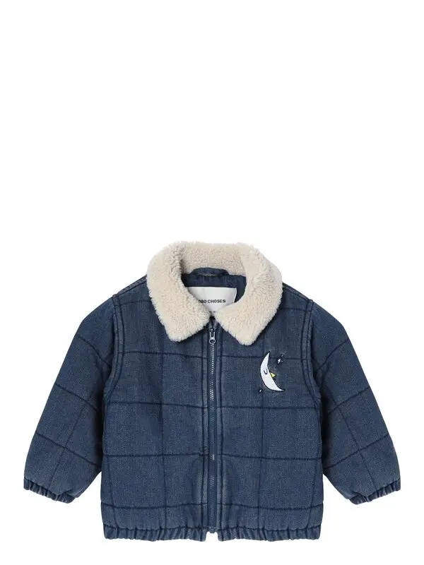 BOBO CHOSES Quilted Denim Jacket - Blue