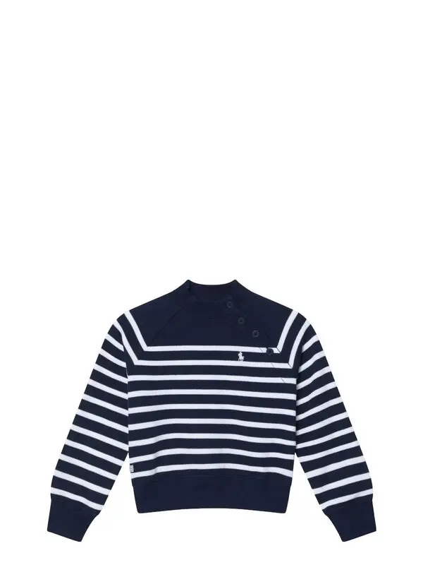 Polo Ralph Lauren Striped Cotton Sweatshirt - Blue