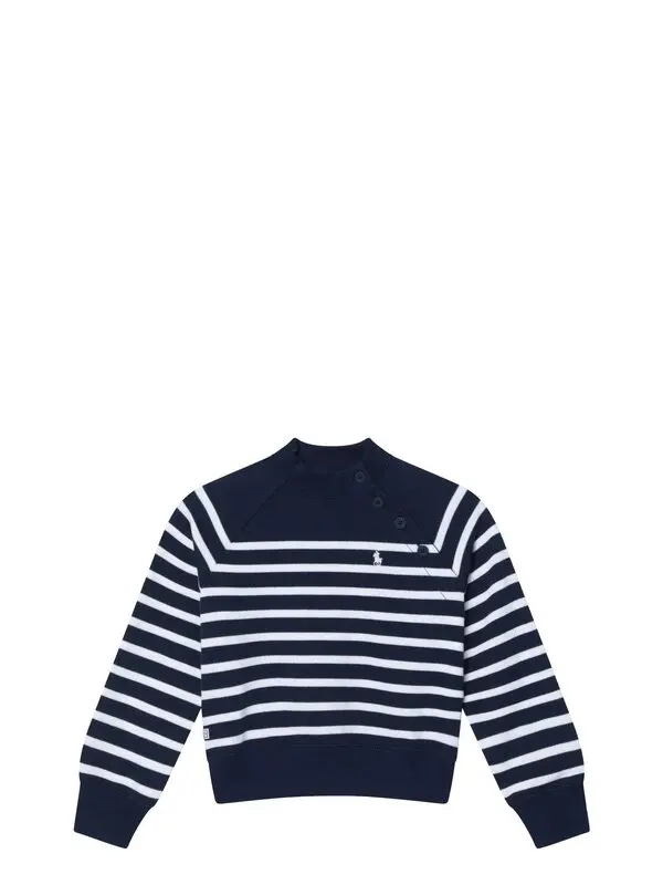Polo Ralph Lauren Striped Cotton Sweatshirt - Blue
