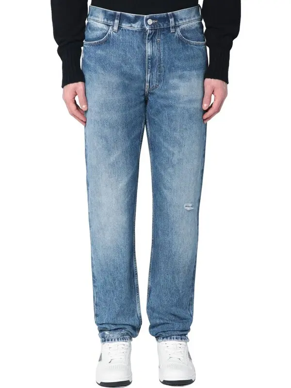Givenchy Faded Denim Jeans - Blue