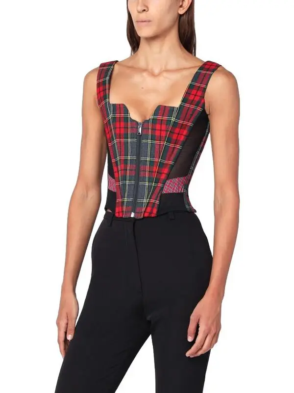 VIVIENNE WESTWOOD Juliet Wool Corset - Red