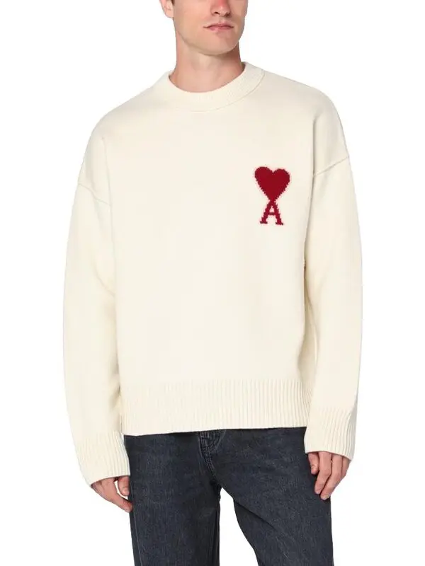 Ami De Coeur Sweater - White