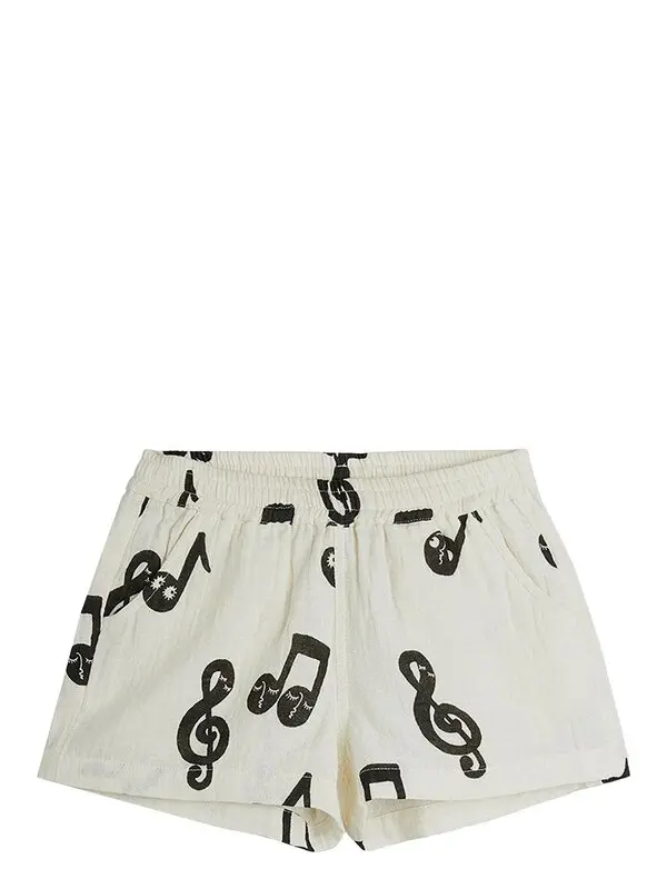 MINI RODINI Printed Shorts - White