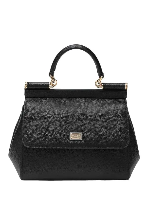 Dolce & Gabbana Medium Sicily Handbag - Black