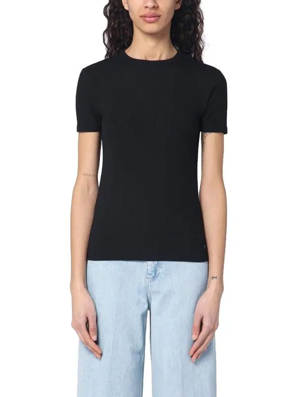 Calvin Klein Ribbed T-shirt - Black