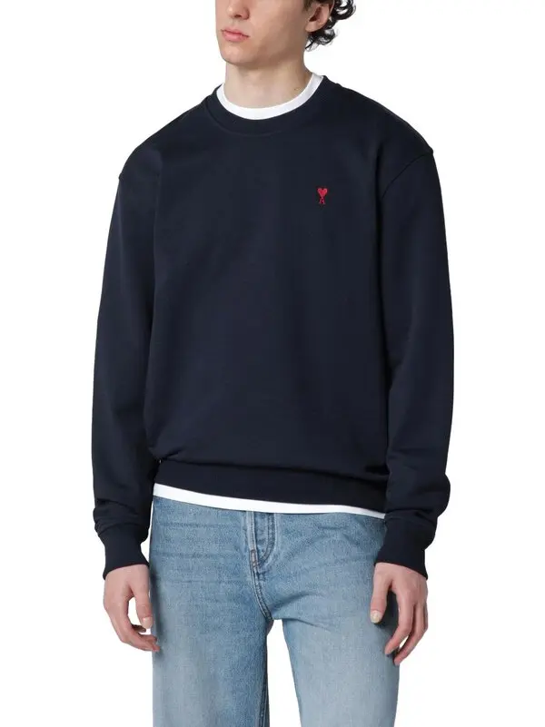 Ami De Coeur Crewneck Sweatshirt - Blue