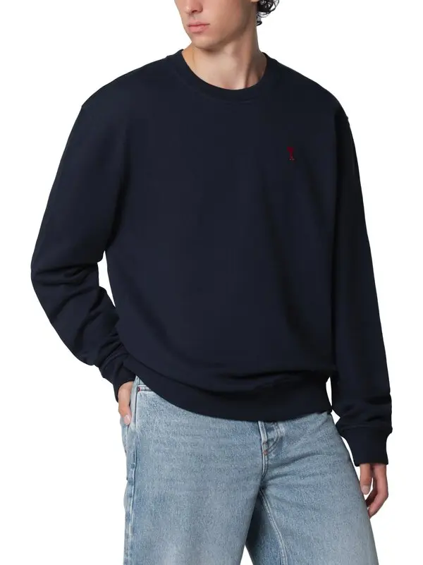 AMI Paris De Coeur Sweatshirt - Blue