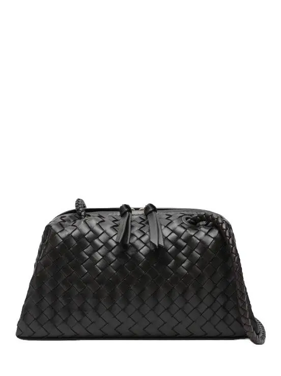 Bottega Veneta Intrecciato Leather Tokyo Bag - Brown