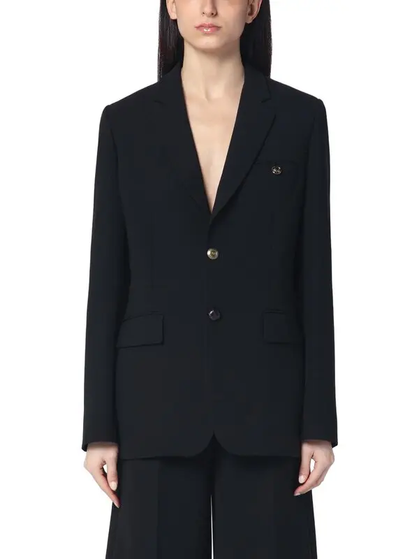Moschino Single-breasted Jacket - Black