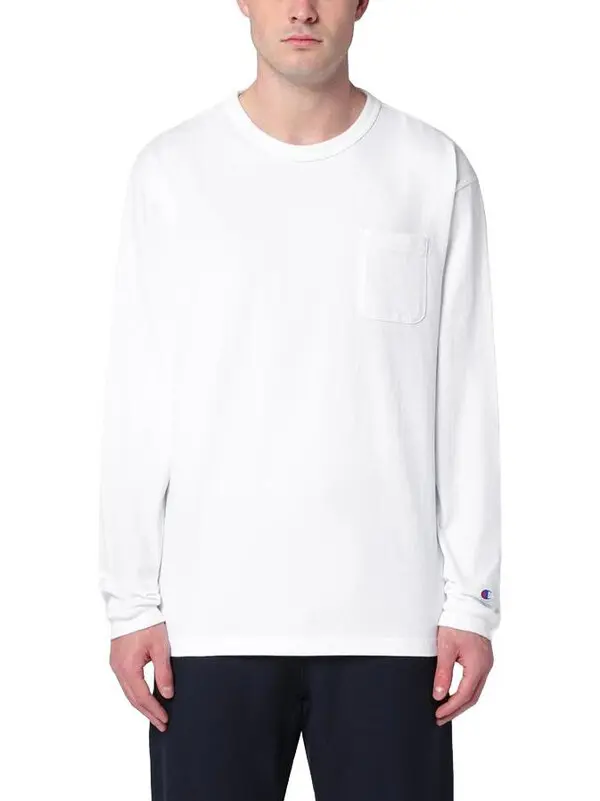 Champion Long-sleeved T-shirt - White