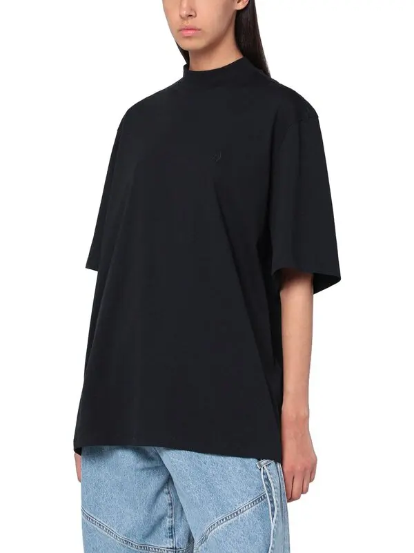 Attico Cotton T-shirt - Black