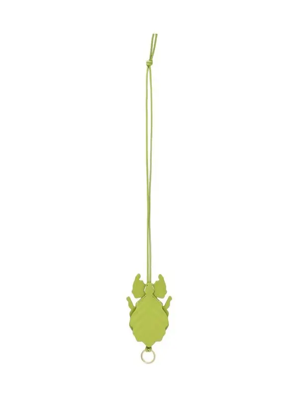Loewe Leaf Insect-shaped Keychain - Green