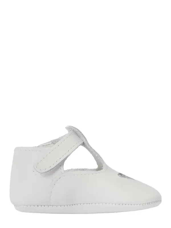 IL GUFO Baby Shoe In Nappa Leather - White