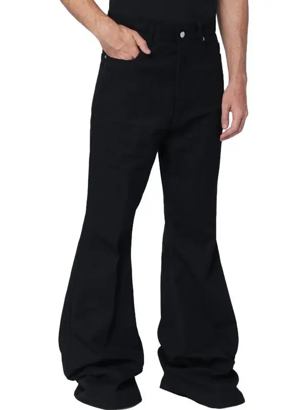Rick Owens Bolans Flared Trousers - Black