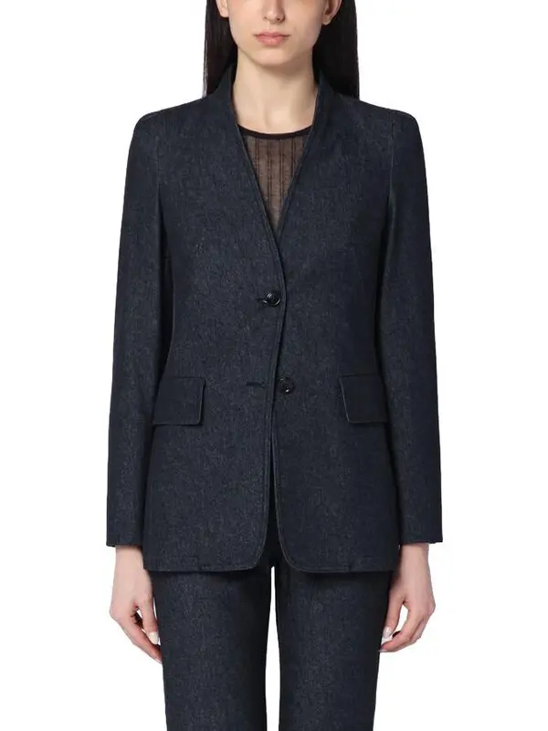 Max Mara Midnight Jacket - Blue