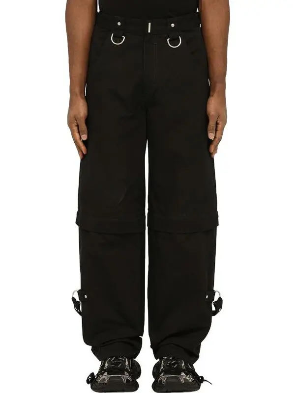 Givenchy Trousers With Removable Bottoms - Black